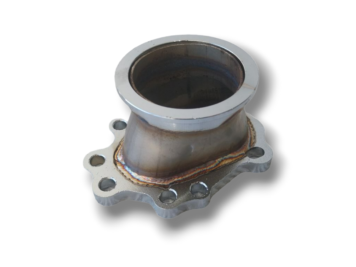 Dump Pipe Adaptor T25 T28 GT25 GT28 8 Bolt to V Band – Turbo Bits