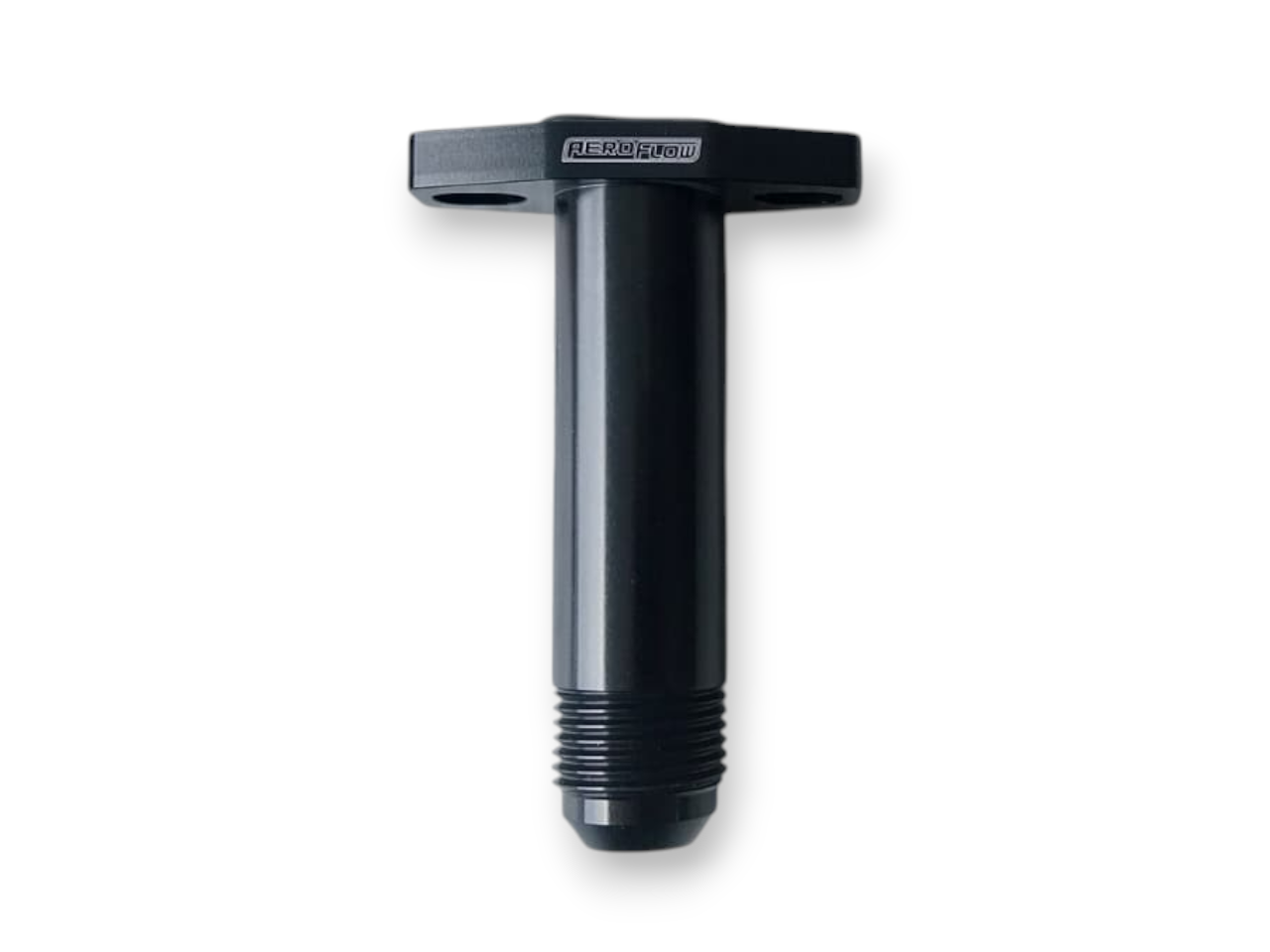 Turbo Drain Adapter -10AN ORB outlet, 3" Long, 38-44mm bolt centre, Bl