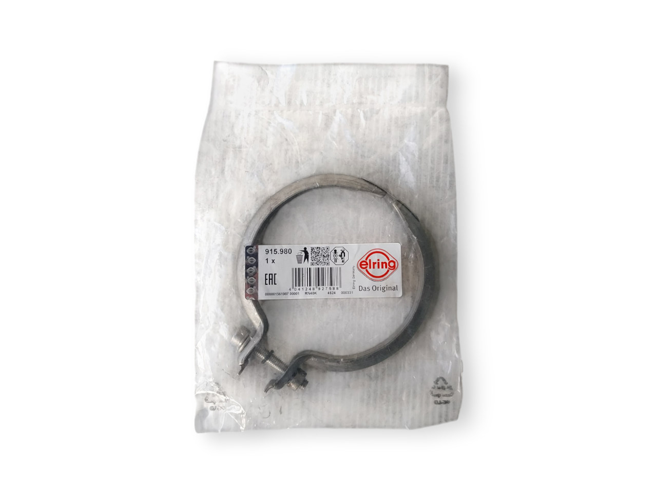 BMW exhaust clamp 4.0in - turbo to catalytic converter